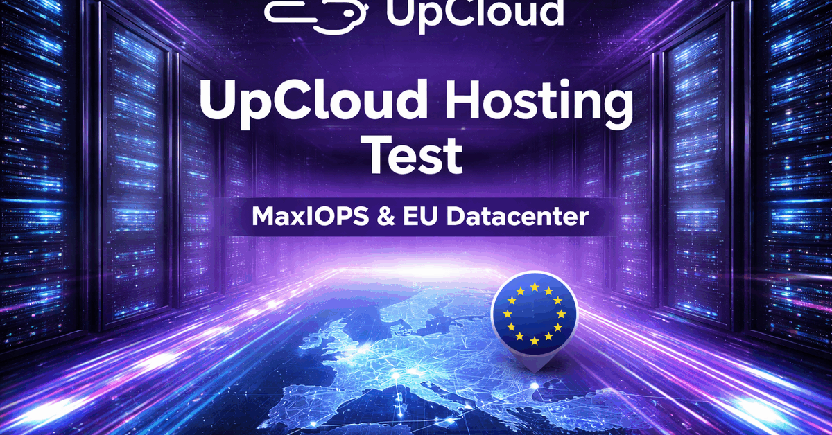 UpCloudレビュー：VPS性能、MaxIOPS、価格